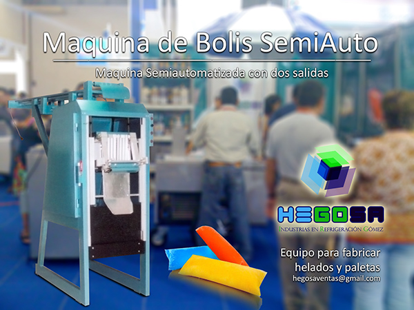 Hegosa equipos de refrigeración comercial, helados, paletas, bolis.